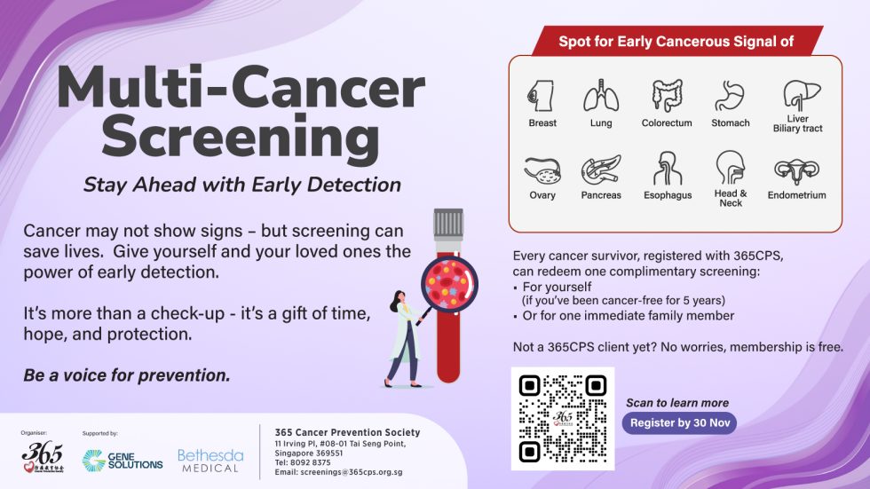 Multi-Cancer Screening - 365 Cancer Prevention Society